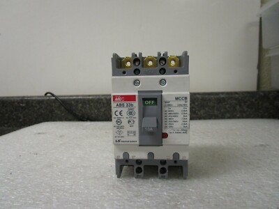 New! LS Industrial Meta MEC ABS 33b 10A 3P Circuit Breaker 30AF Ui 690v ...