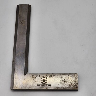 Mitutoyo 6" Machinists Square 150 x 100 Fair cosmetic condition still ...
