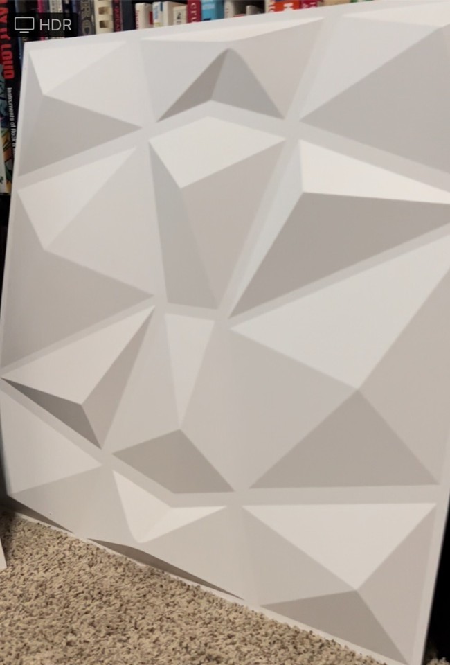 Acoustic Diffuser Panel - Geometric - White - Acoustic Diffusion Wall ...