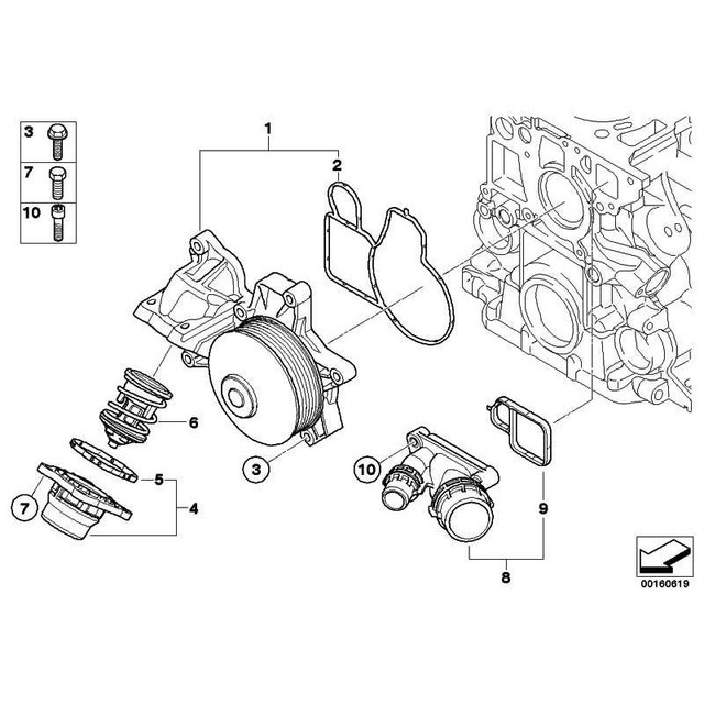 Orig. BMW 11517805192 - Thermostat online kaufen | eBay