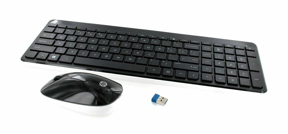 HP Arabic Wireless Keyboard and Mouse Slim Bilingual Arabic and English ...
