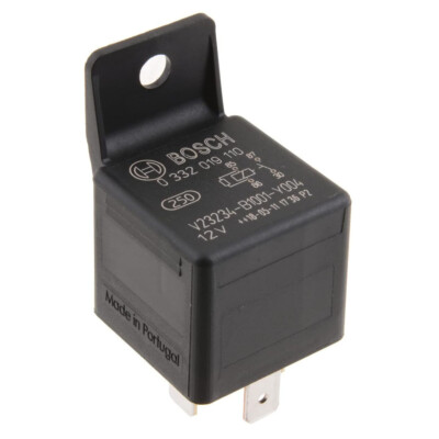 Genuine Bosch Mini Relay 30 Amp " Normally Open " 4 Pin - 0 332 019 110 ...