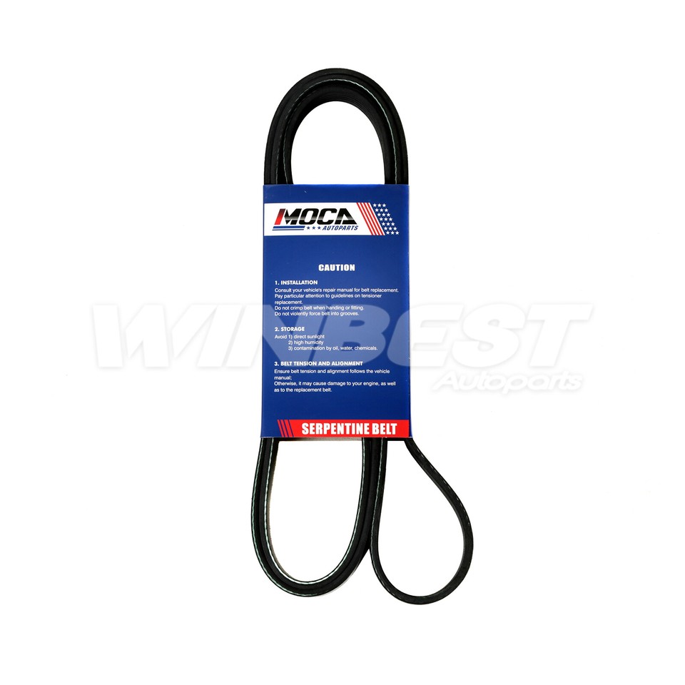 EPDM Serpentine Belt 6PK2020 for Chrysler Dodge Cadillac Ford Jeep Ram ...