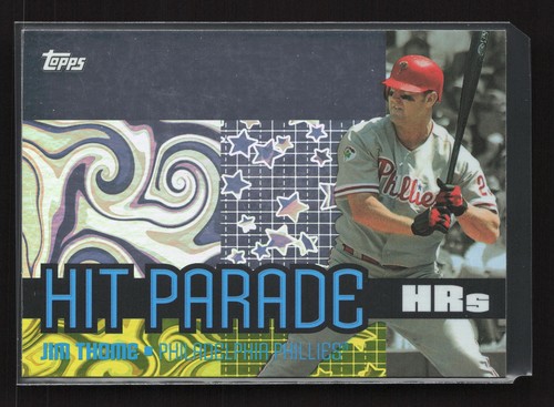 2005 Topps Hit Parade #HR8 Jim Thome Philadelphia Phillies | eBay