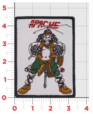 ARMY APACHE JOE EMBROIDERED HOOK & LOOP PATCH | eBay