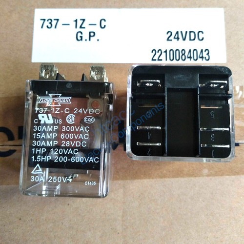 737-1Z-C 24VDC Power Relay 250VAC 25A 6Pins 2PCS | eBay