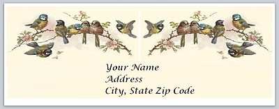 Personalized Address labels Primitive Country Birds (yn 31) | eBay