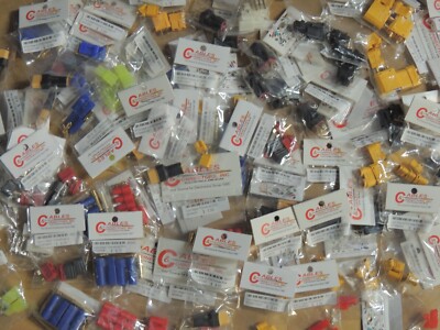160 pcs (80 Pks) 16 Types of Male & Female RC JST EC2 XT60 + Type ...