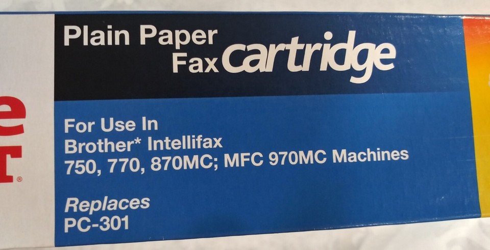 Plain Paper Fax Cartridge 750, 770, MFC 870MC machines replaces PC-301 ...