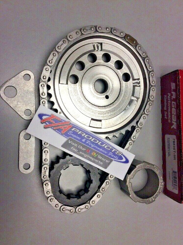 Chevrolet LS2 / LS3 Engine BILLET .250" Roller Timing Set S.A. GEAR ...