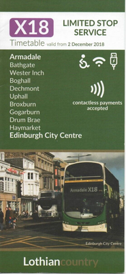 X18 Bus Timetable X18 BUS (EF11 SCO) | Mercedes Benz O816D, Plaxton