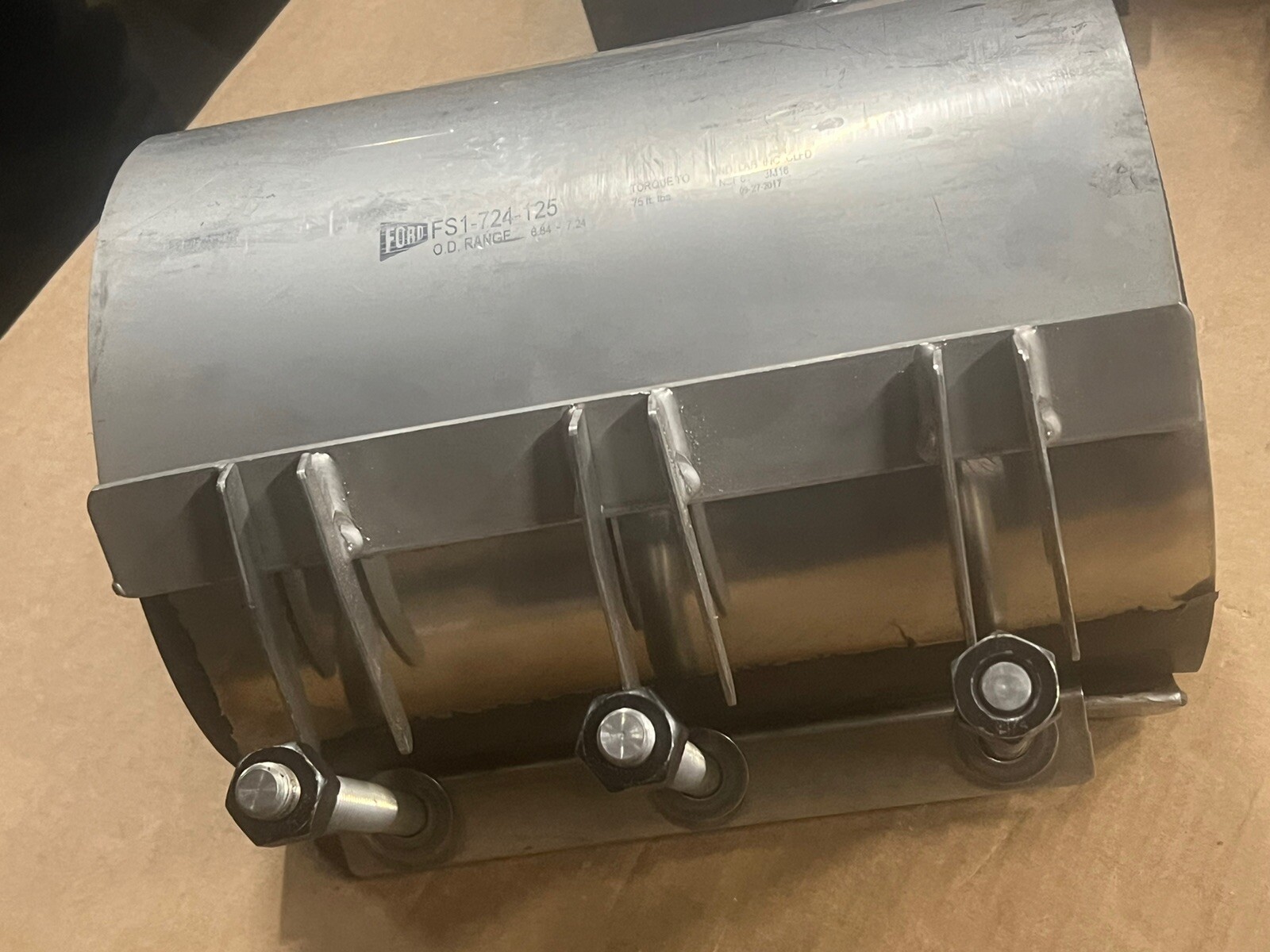 ford FS1-724-125 od range 6.84-7.24 stainess Steel Repair Coupling | eBay