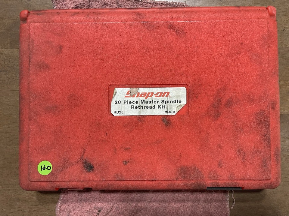 Snap-On Tools RD20 20 Pc Master Spindle Rethread Kit Set USA RD20 | eBay