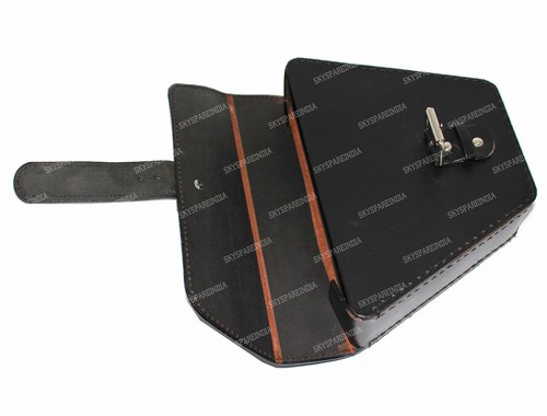Side Panel Bag For Royal Enfield Interceptor Continental GT Black ...