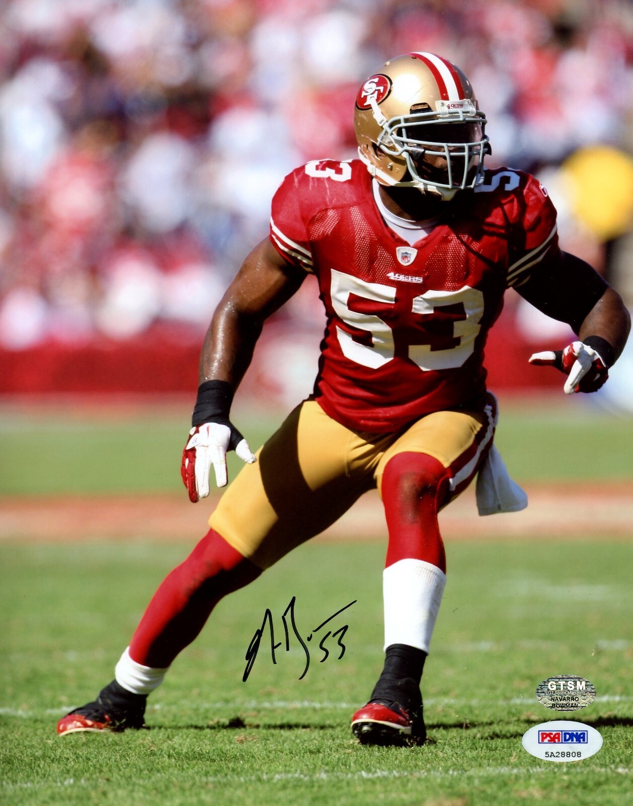 NAVORRO BOWMAN signed/autographed SAN FRANCISCO 49ers NFL 8x10 photo ...