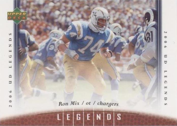 2006 UD Legends Ron Mix #82 for sale | eBay