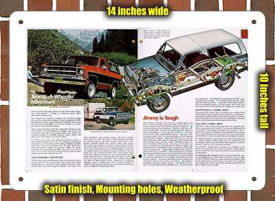 METAL SIGN - 1979 GMC Jimmy (Sign Variant #2) | eBay