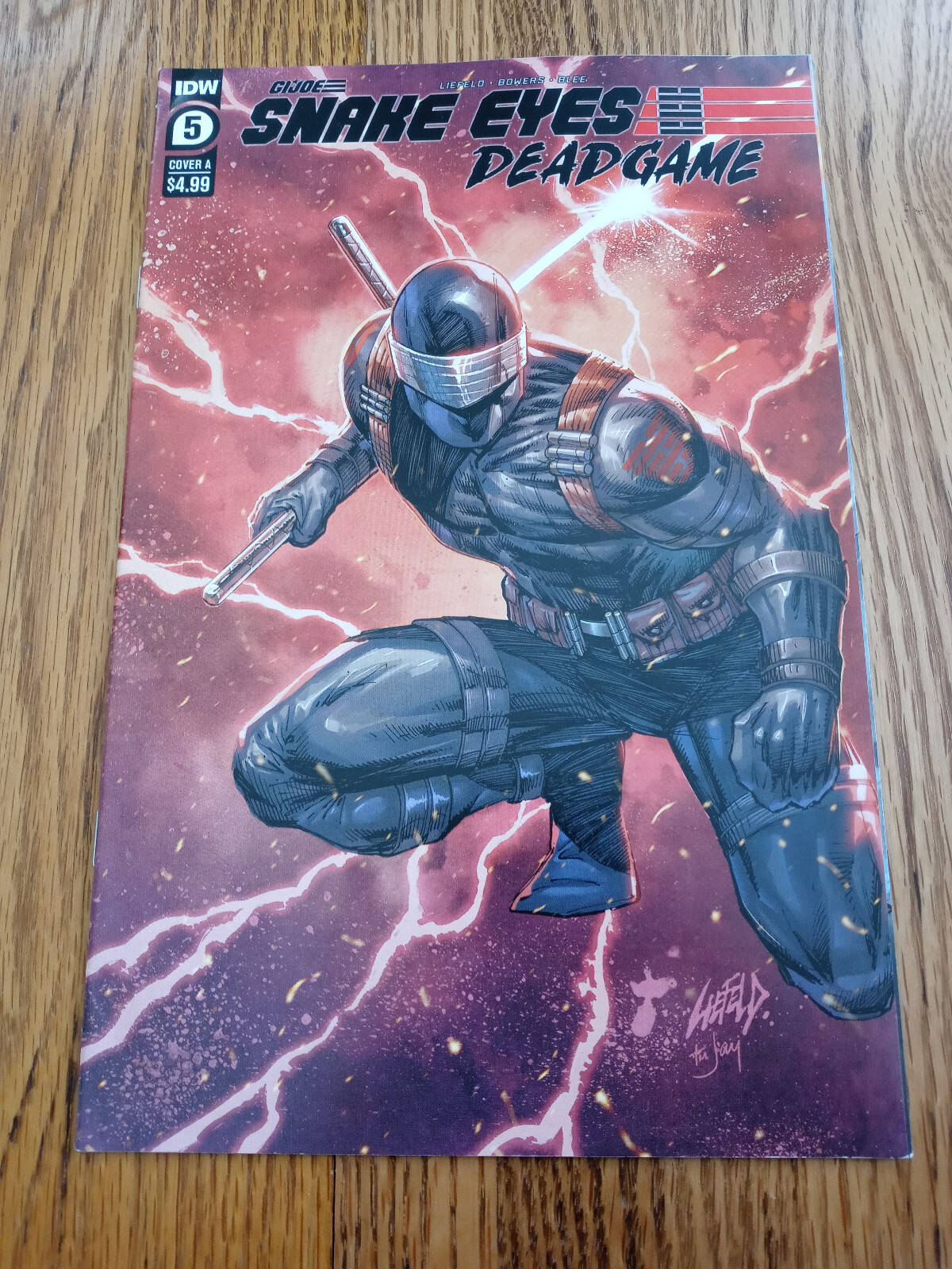 IDW Comics G.I. Joe: Snake Eyes - Dead Game #5 by Rob Liefeld - Cover A ...