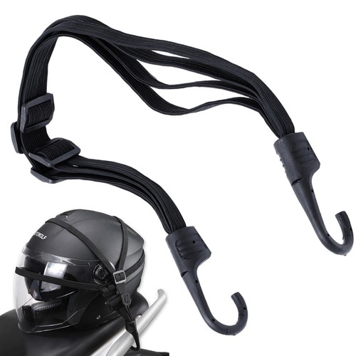 Motorcycle Retractable Helmet Luggage Elastic Rope Strap Net Holder ...