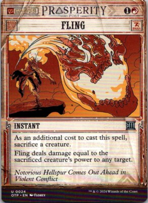 Magic the Gathering Fling Breaking News MTG Free Shipping! | eBay