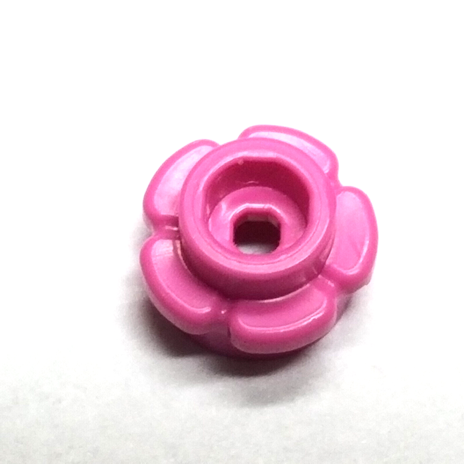 6X LEGO Flower Piece 1x1 Plate Plant 5 Petals Dark Pink Part 24866 LOT ...