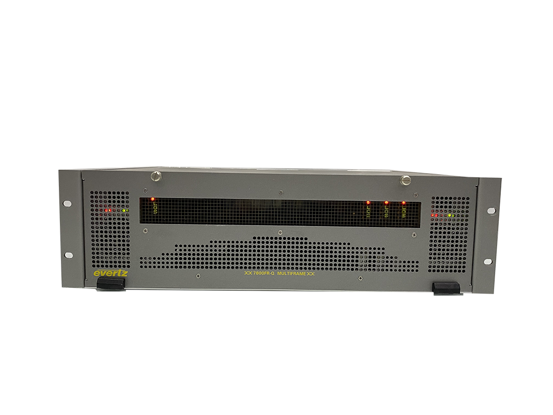 Evertz 7800FR-Q MULTIFRAME with 2 7800PS POWER SUPPLIES | eBay