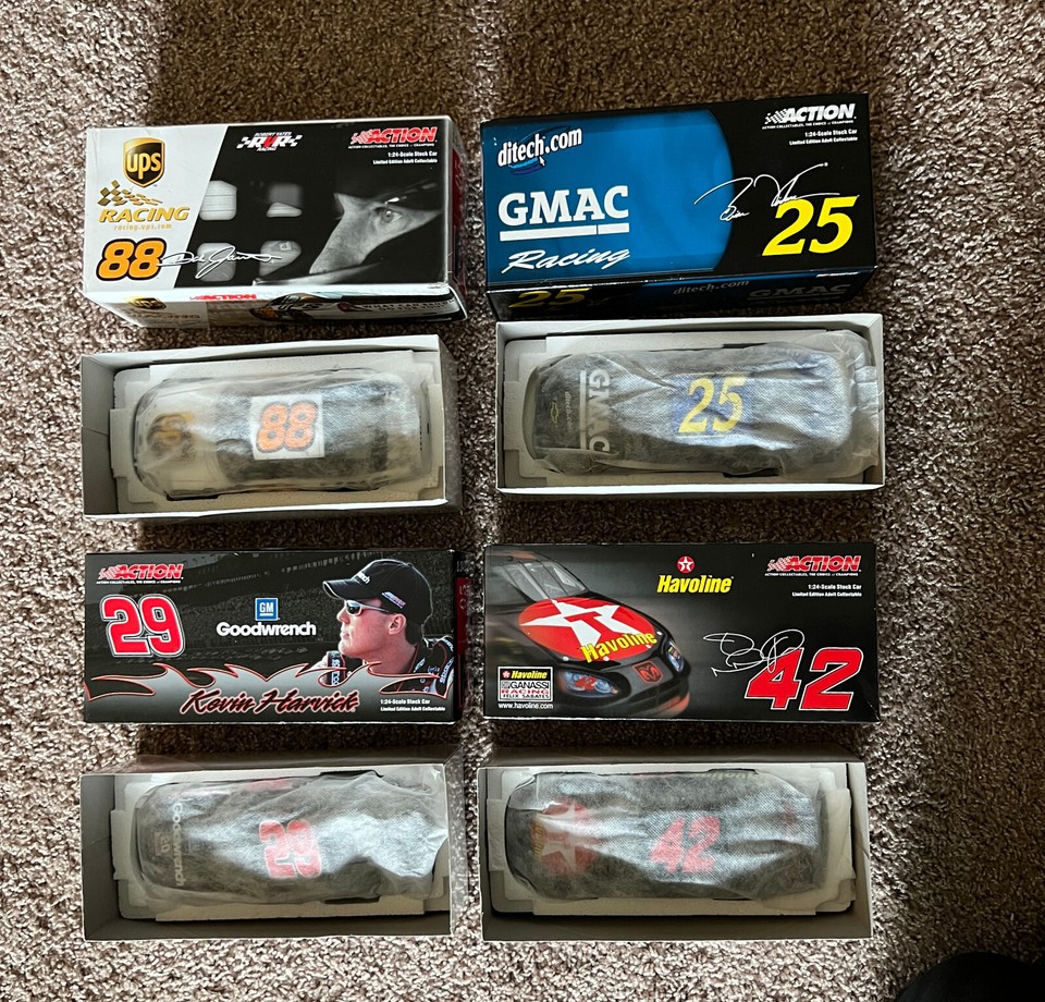 NASCAR Die Cast Stock Cars Lot (10) 1/24 Scale ACTION 05 Jarrett Petty ...