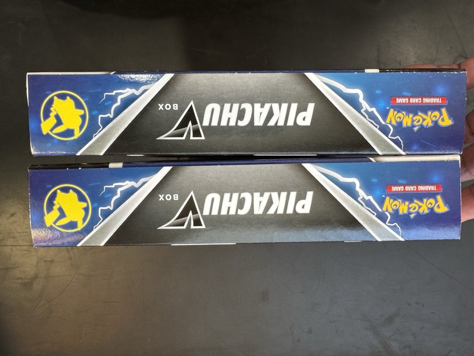 LOT Pokémon Pikachu TCG v Box Trading Card Game Collection 8 packs ...