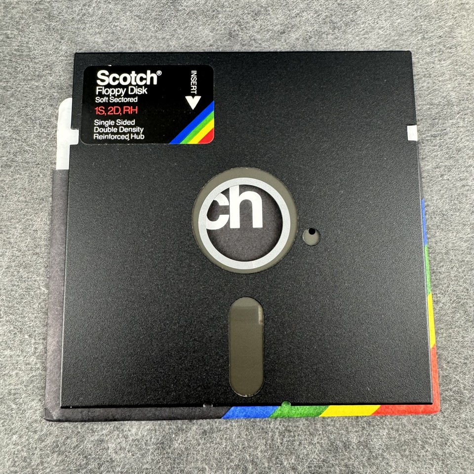 Vintage Computer Floppy Disk - Estate Find, Collector's Item, Untested ...