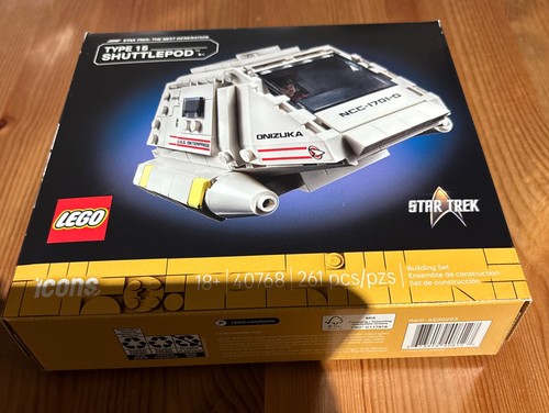 LEGO 40768 Star Trek: Type 15 Shuttlepod Brand New Sealed In Hand Free ...