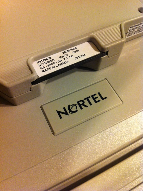 Nortel Norstar Mics Modular ICS 7.1 Software Card Btab3705 & Ntbb08 ...