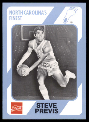 1989 Collegiate Collection - Coca-Cola Steve Previs #109 North Carolina ...