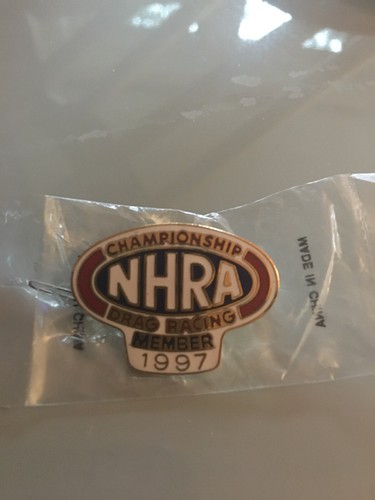 Vintage NHRA Championship Drag Racing Pin 1997 Member | eBay