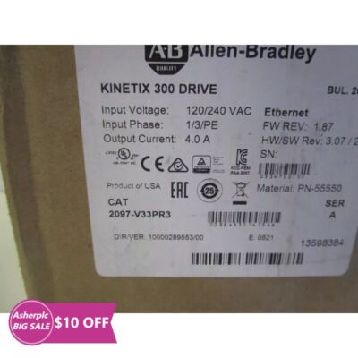 NEW Allen Bradley 2097-V33PR3 /A Kinetix 300 Servo Drive 240V 1Ph/3Ph ...