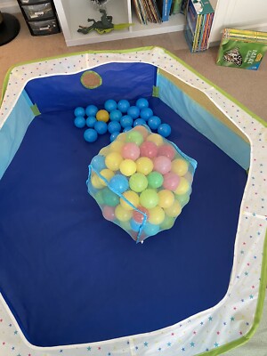 BALL POND WITH 100ish BALLS GOOD CONDITION | eBay UK