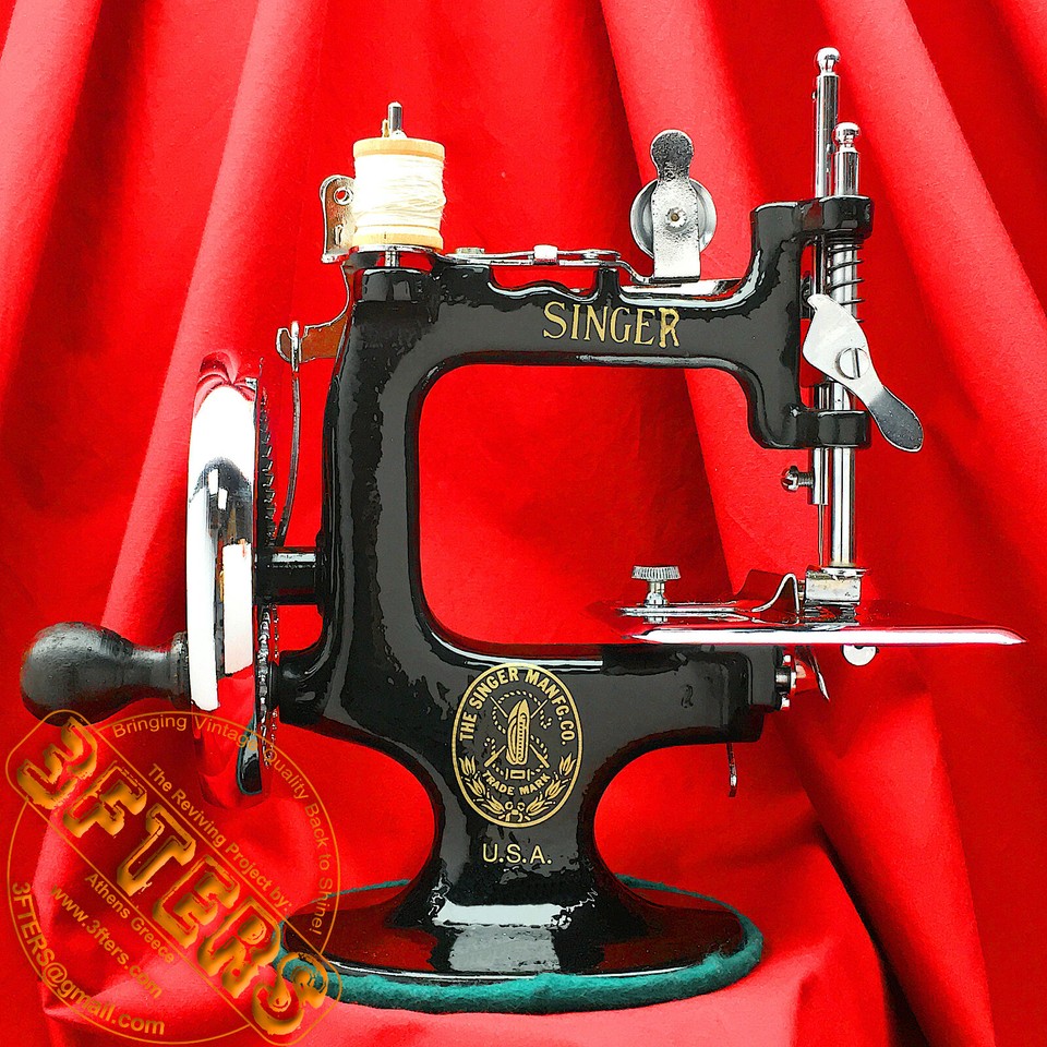 SINGER 20 Child Toy Sewing Machine SewHandy 20-1 Restored by 3FTERS | eBay