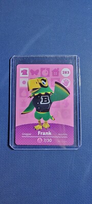 Frank #283 Animal Crossing Amiibo Card Series 3 NEVER SCANNED AUTHENTIC ...