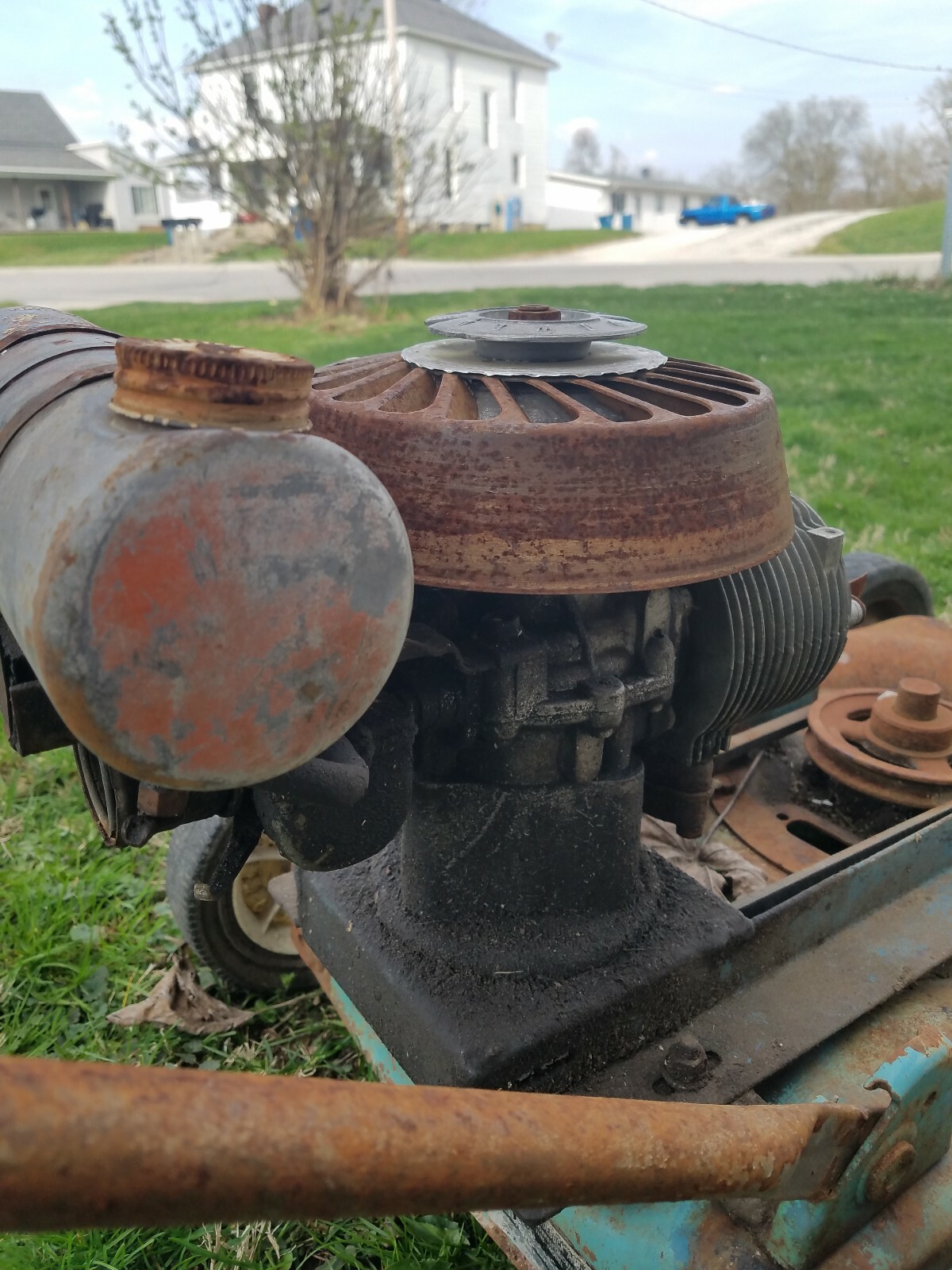 Vintage Sears Push Mower Old Engine See Pics untested parts or restore ...