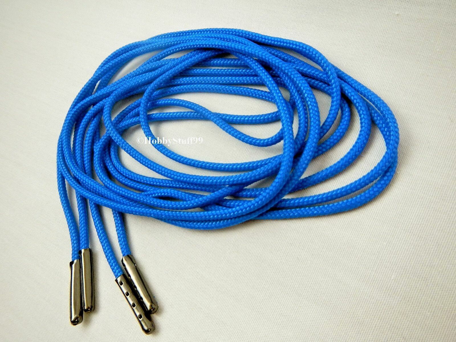 Round Nylon Shoelace Dress Sneaker Hiking Boot Shoe Lace String Metal ...