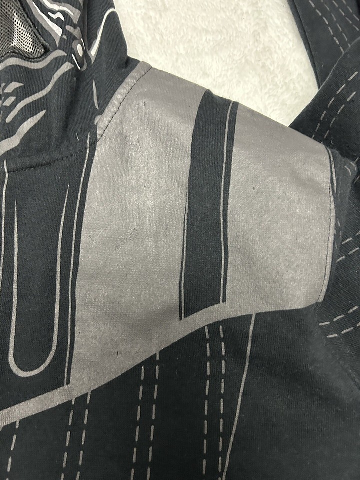 Star Wars Darth Vader Men's Medium Hoodie Sweatshirt Hood Mask Zip Up ...