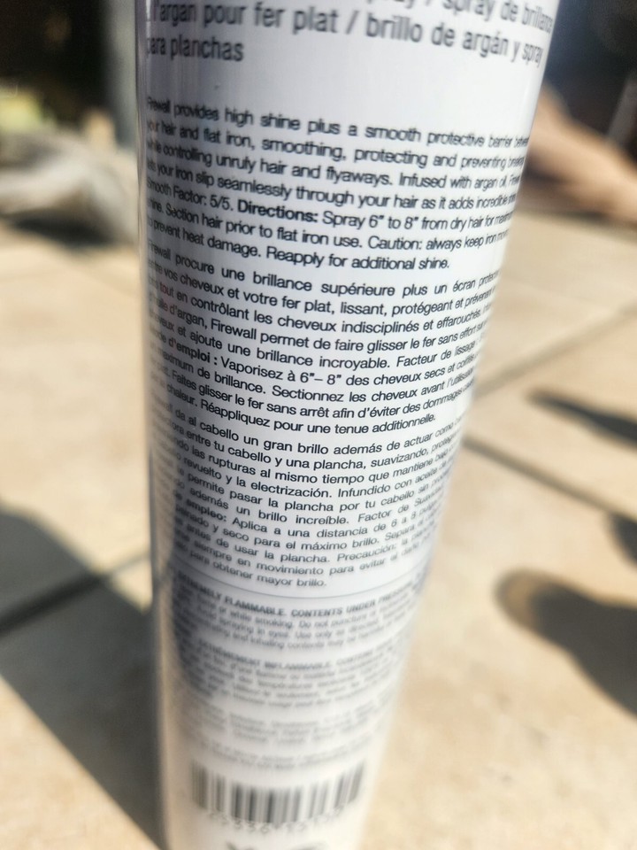 AG Hair Smooth Firewall Argan Shine and Flat Iron Spray - 5oz ...