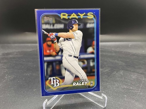 Luke Raley 2024 Topps Royal Blue #181 Rays | eBay
