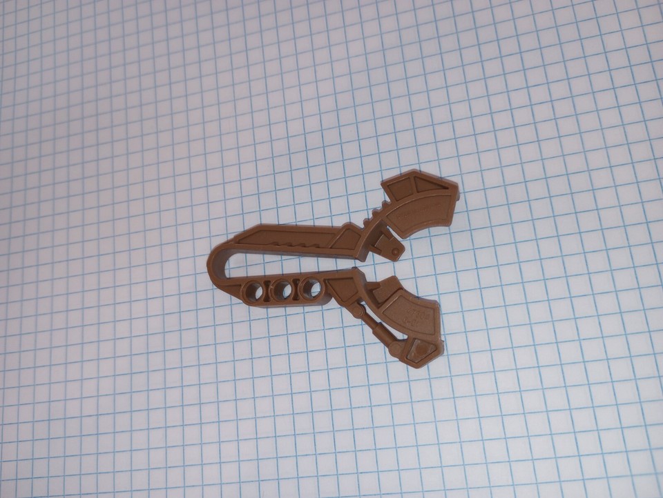 1 Bionicle Kanoka Disk Launcher Light Brown Vahki Genuine Lego part ...