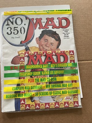 Mad Magazine + CD #350 (Sealed) Oct. 1996 - VG Shipping included | eBay