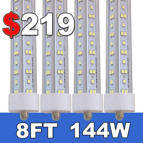T8 8FT Led Tube Light Bulbs FA8 Single Pin 144W 12PACK 8 Foot Led Shop ...
