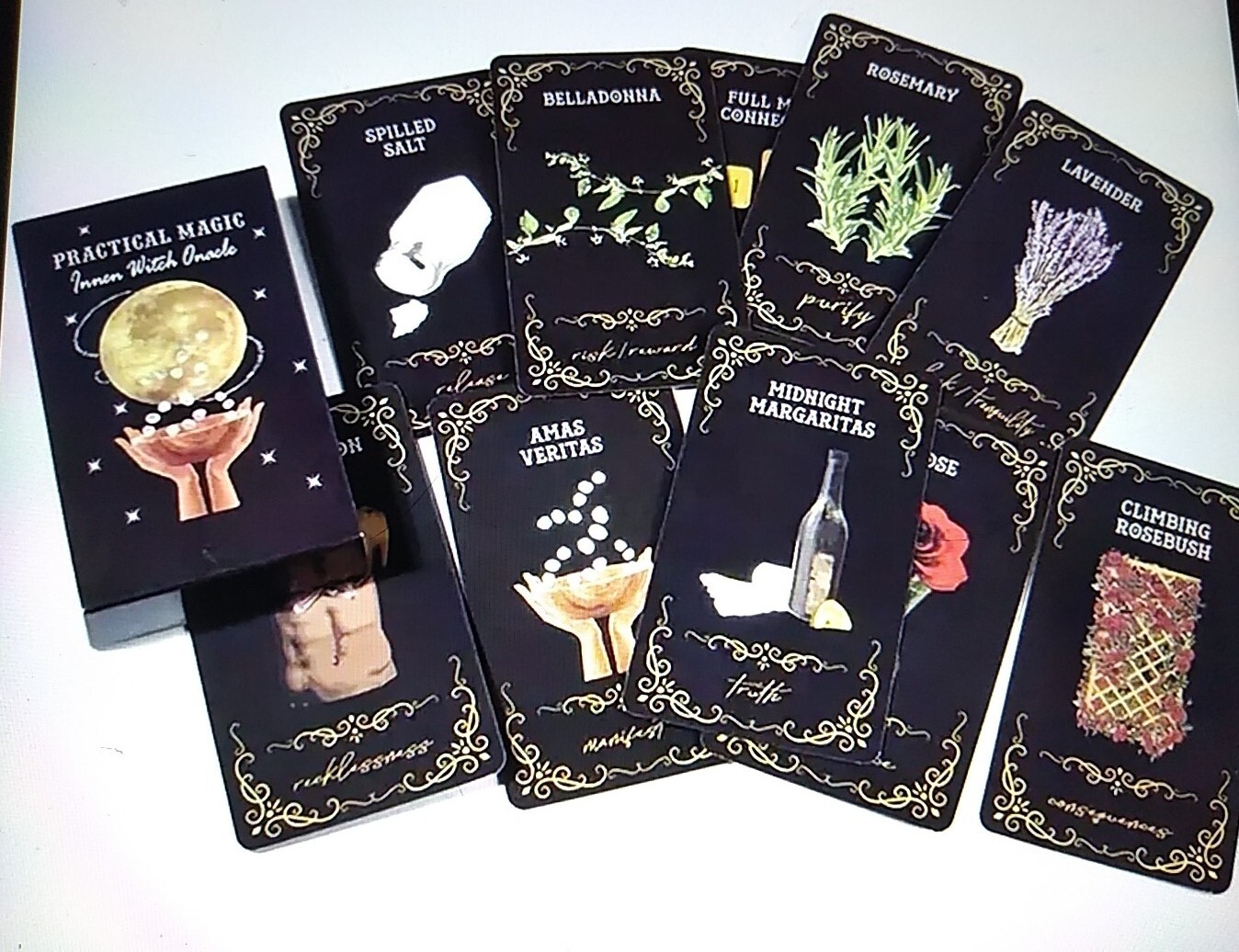 PRACTICAL MAGIC INNER WITCH ORACLE Tarot Card Deck Tarot And Oracle Set ...