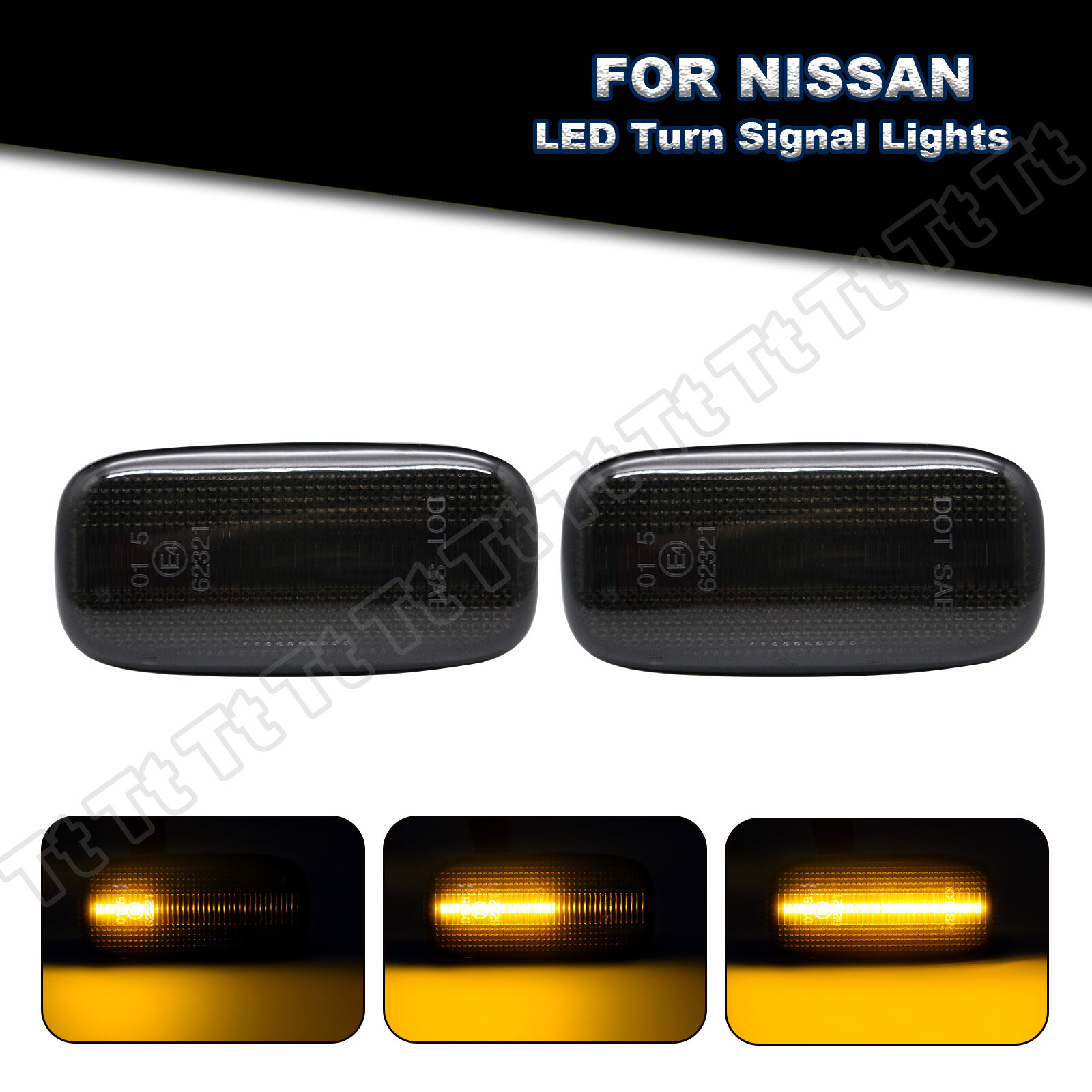 For 99-02 Nissan Silvia S15 Skyline R34 Sequential LED Turn Signal ...