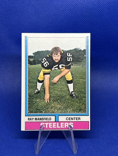 1974 Topps Football Card # 298 Ray Mansfield - Pittsburgh Steelers - NM ...