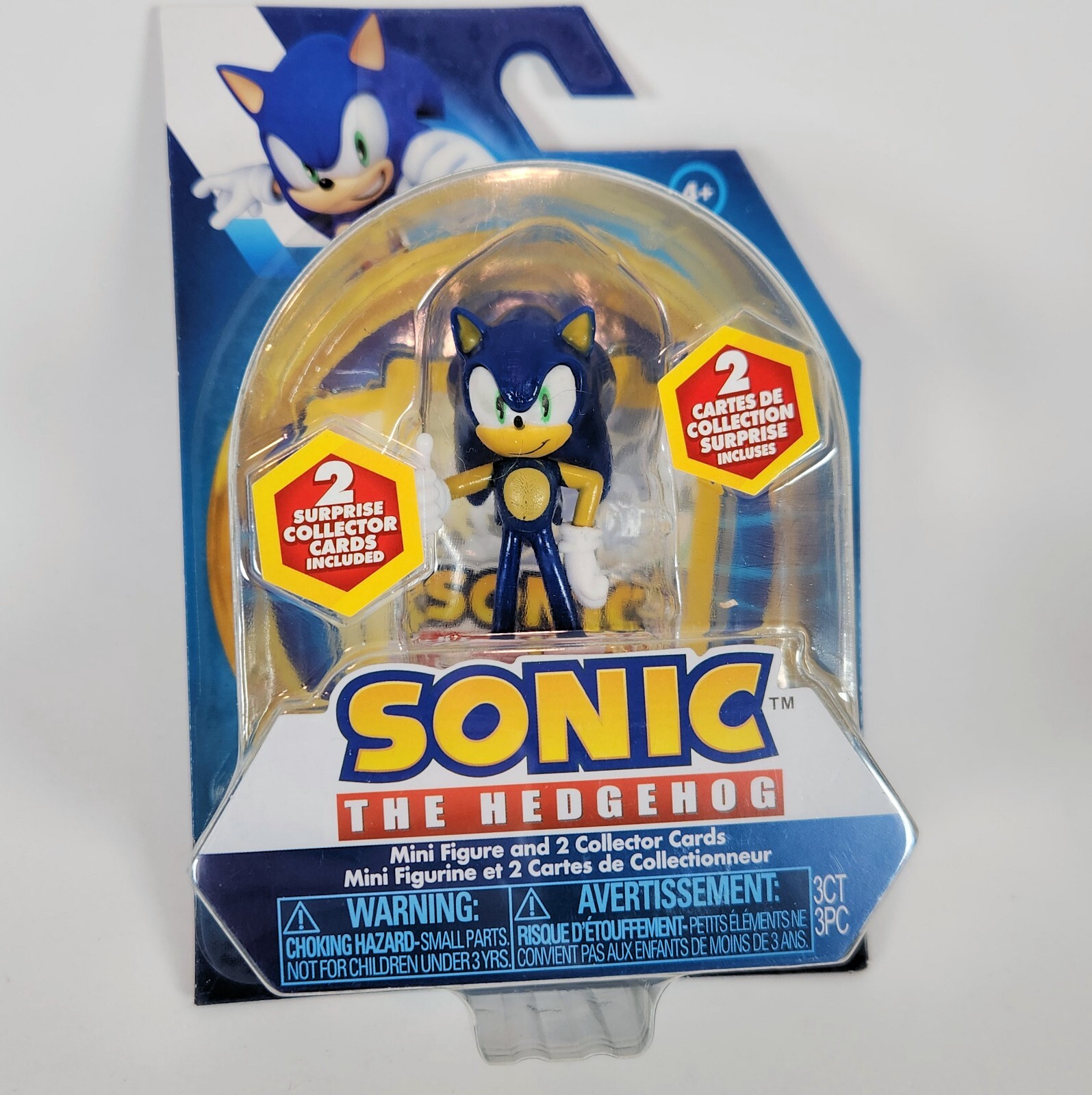 Sonic The Hedgehog 6 Mini Figure Complete Set w Collector Cards Sega ...