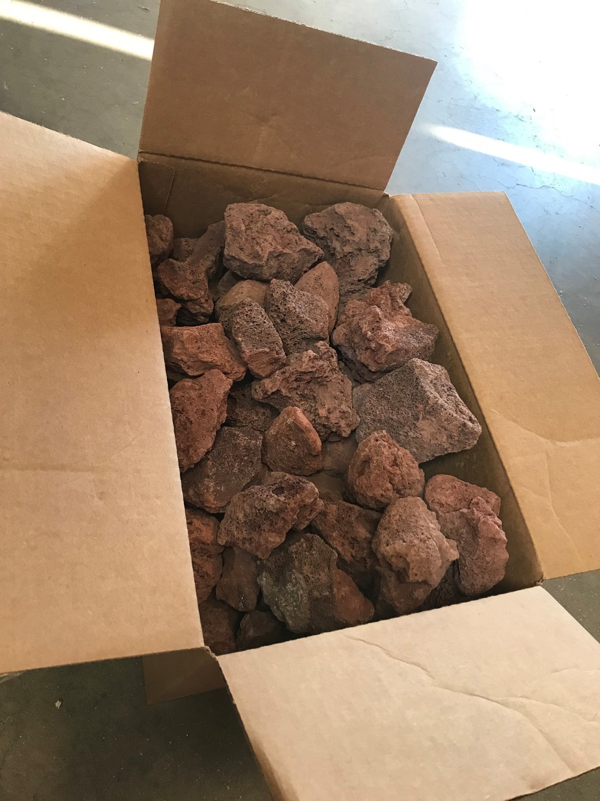 Small Red Lava Rock for Landscaping and Aquariums | eBay